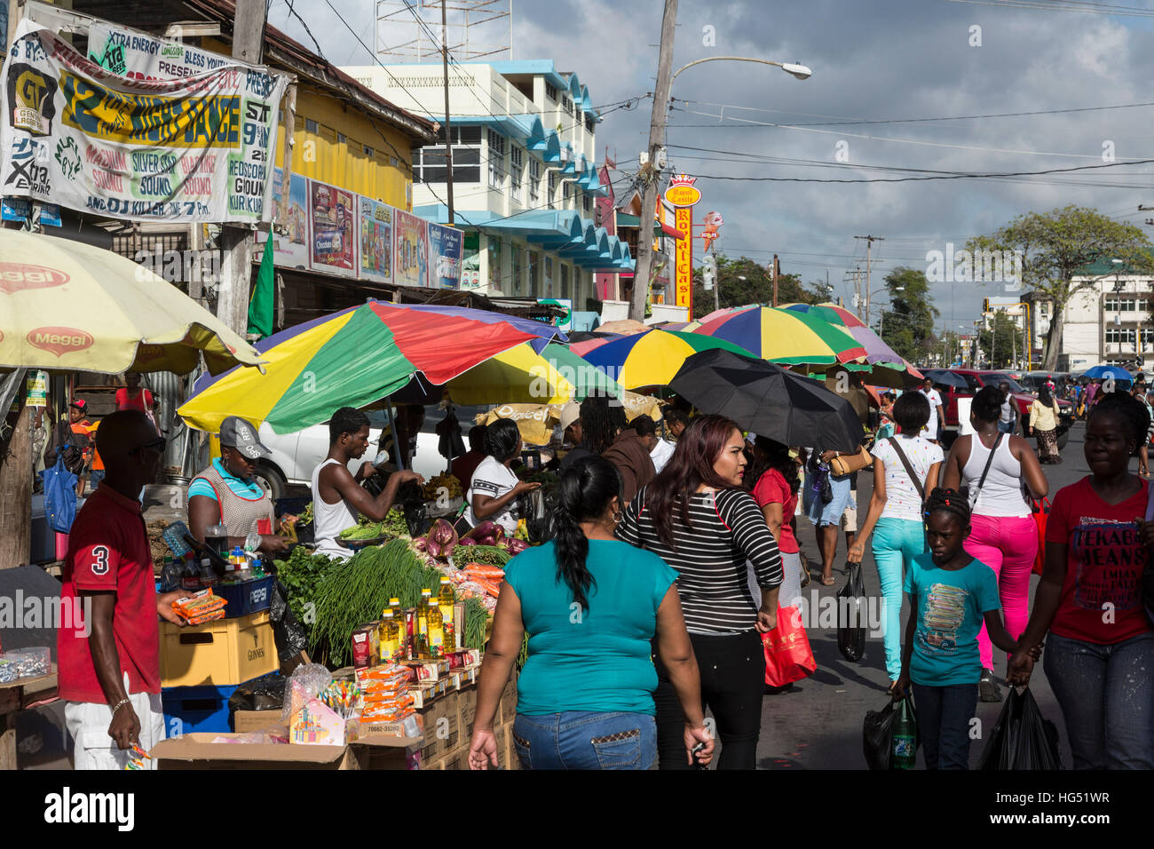 The Stabroek Market was officially chartered in 1842, but a market had ...