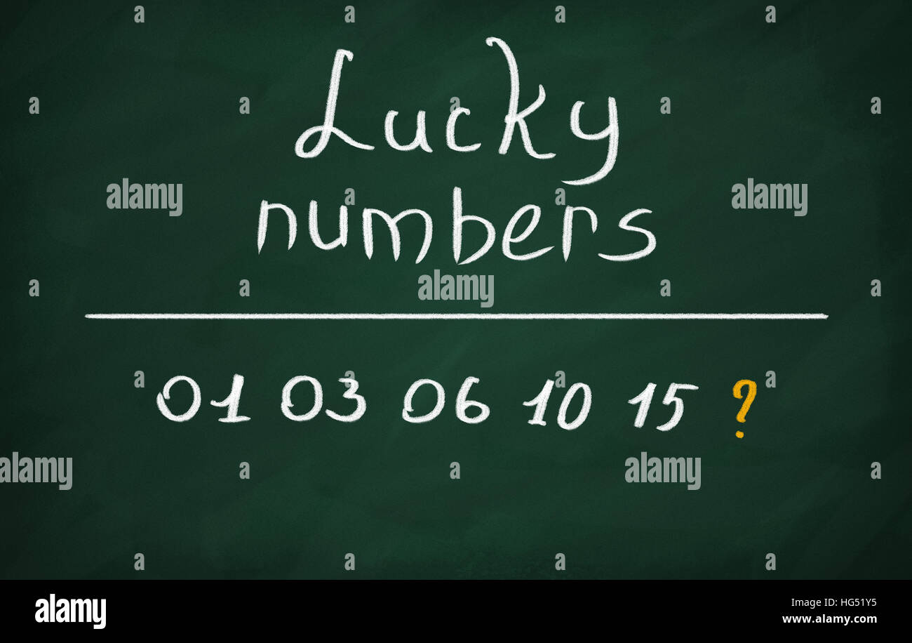 Lucky numbers hi-res stock photography and images - Alamy