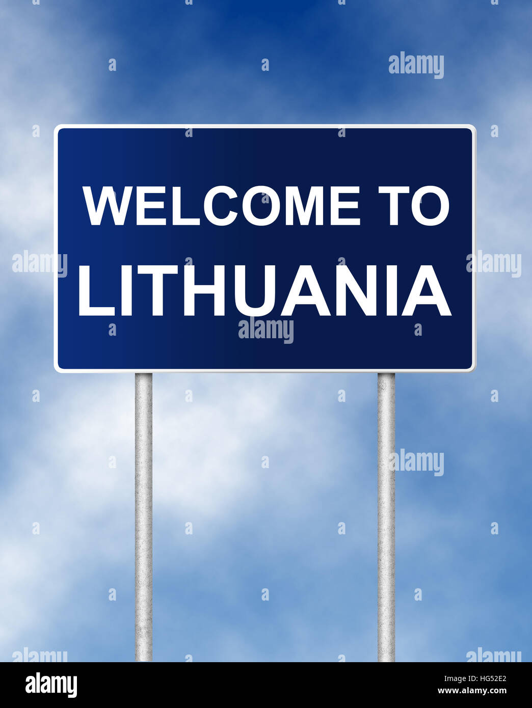 Welcome to lithuania hi-res stock photography and images - Alamy