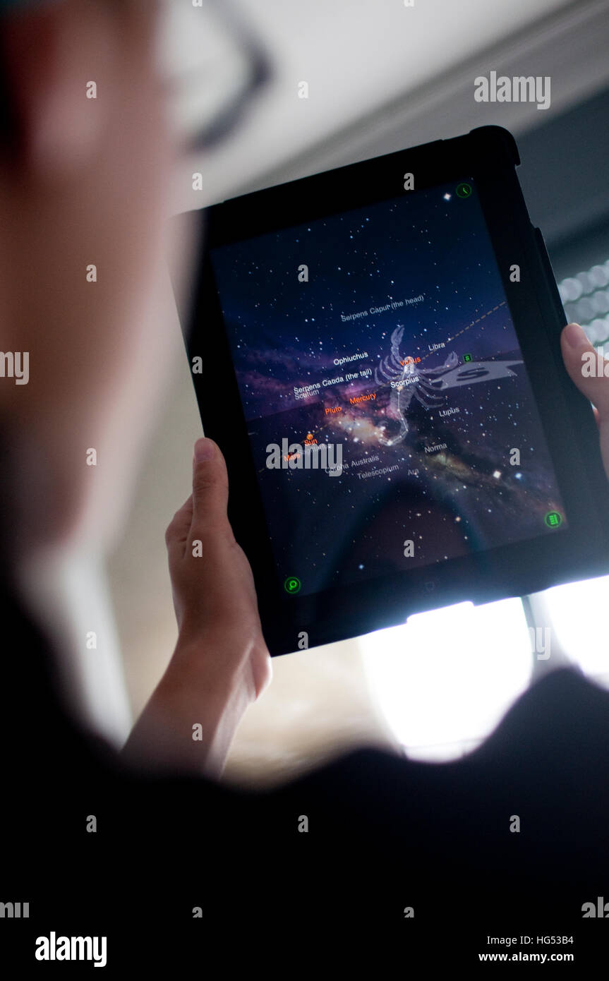 Star walk ipad hi-res stock photography and images - Alamy