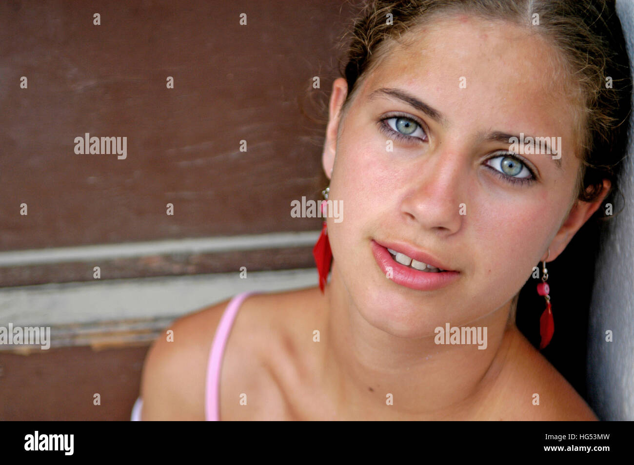Cute Spanish Teenager Stock Photo - Alamy