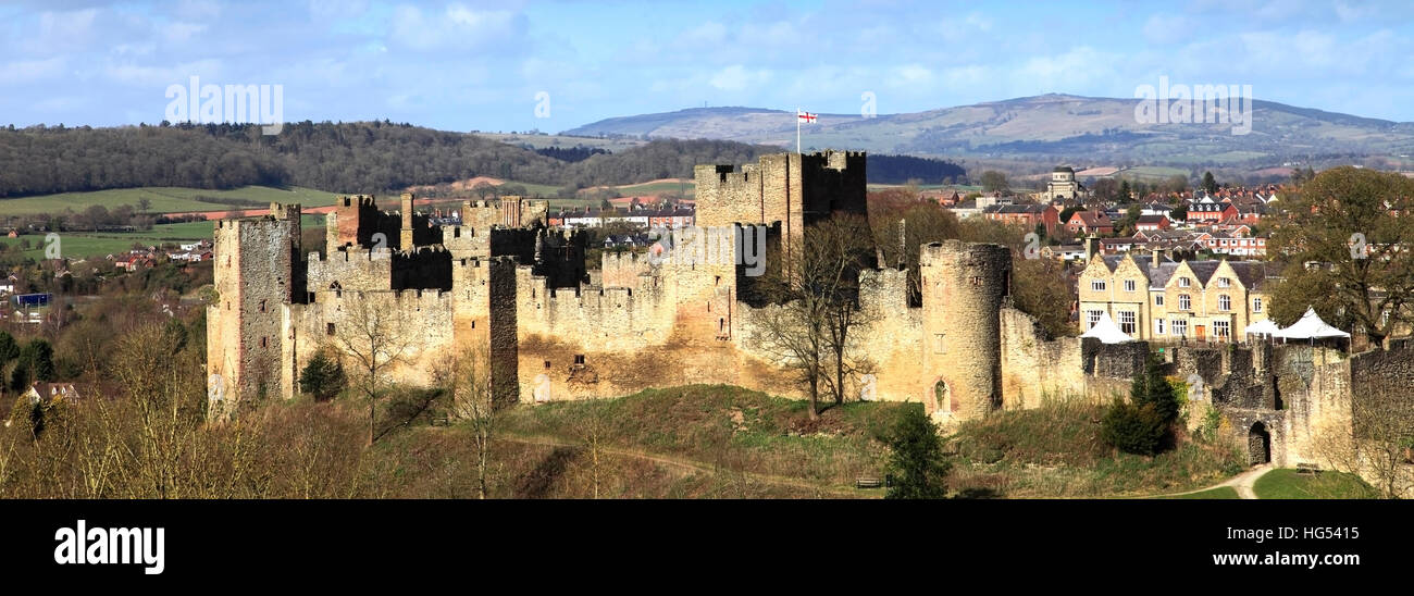 Spring, Ludlow Castle, Ludlow town, Shropshire County, England, UK ...