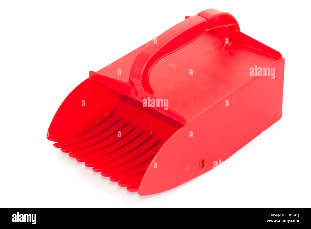 Red berry picker on white background, isolated Stock Photo - Alamy