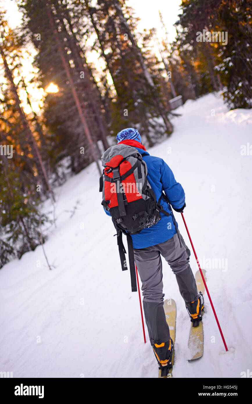 Altai Skiing in Pyha ski resort, Lapland, Finland Stock Photo - Alamy