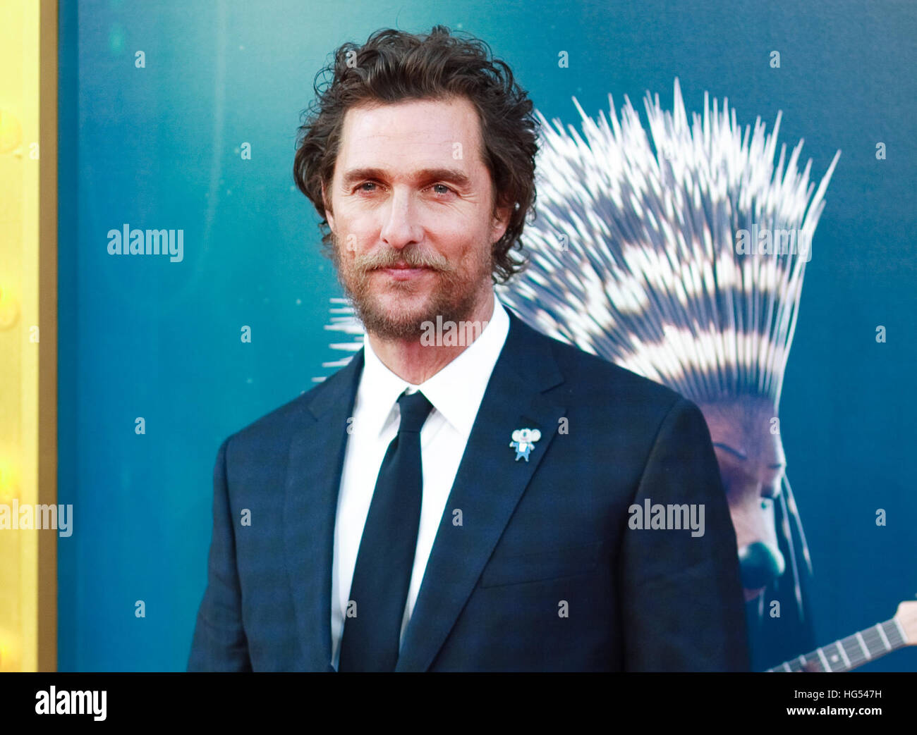 Los Angeles premiere of 'Sing' - Arrivals Featuring: Matthew ...