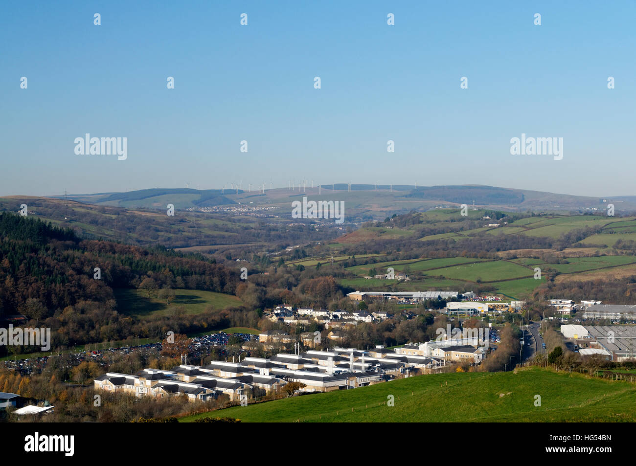 Rhondda landscape hi-res stock photography and images - Alamy