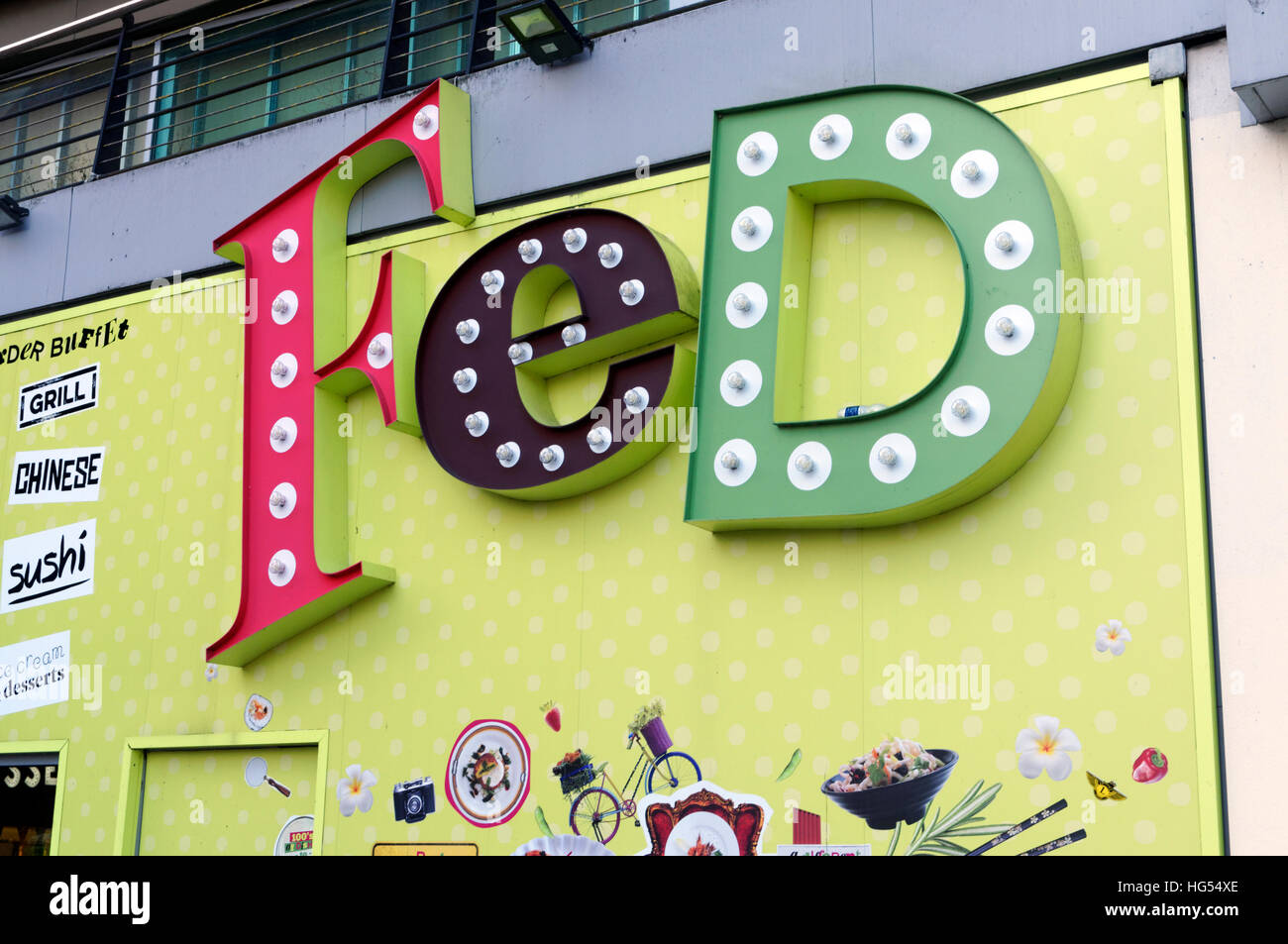 FED restaurant, Cardiff, Wales Stock Photo - Alamy