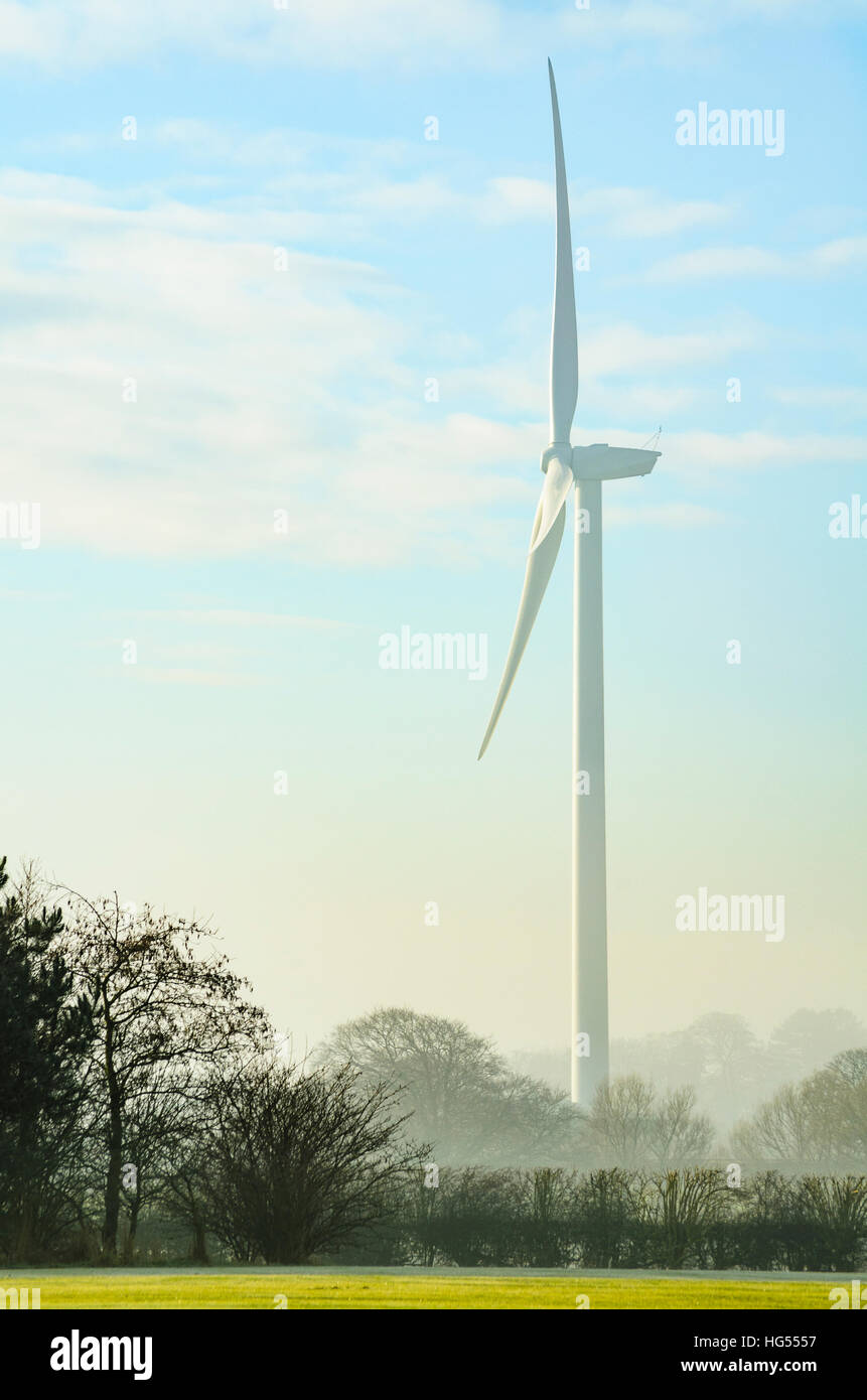 Wind-turbine just outside Garstang Lancashire England Stock Photo - Alamy