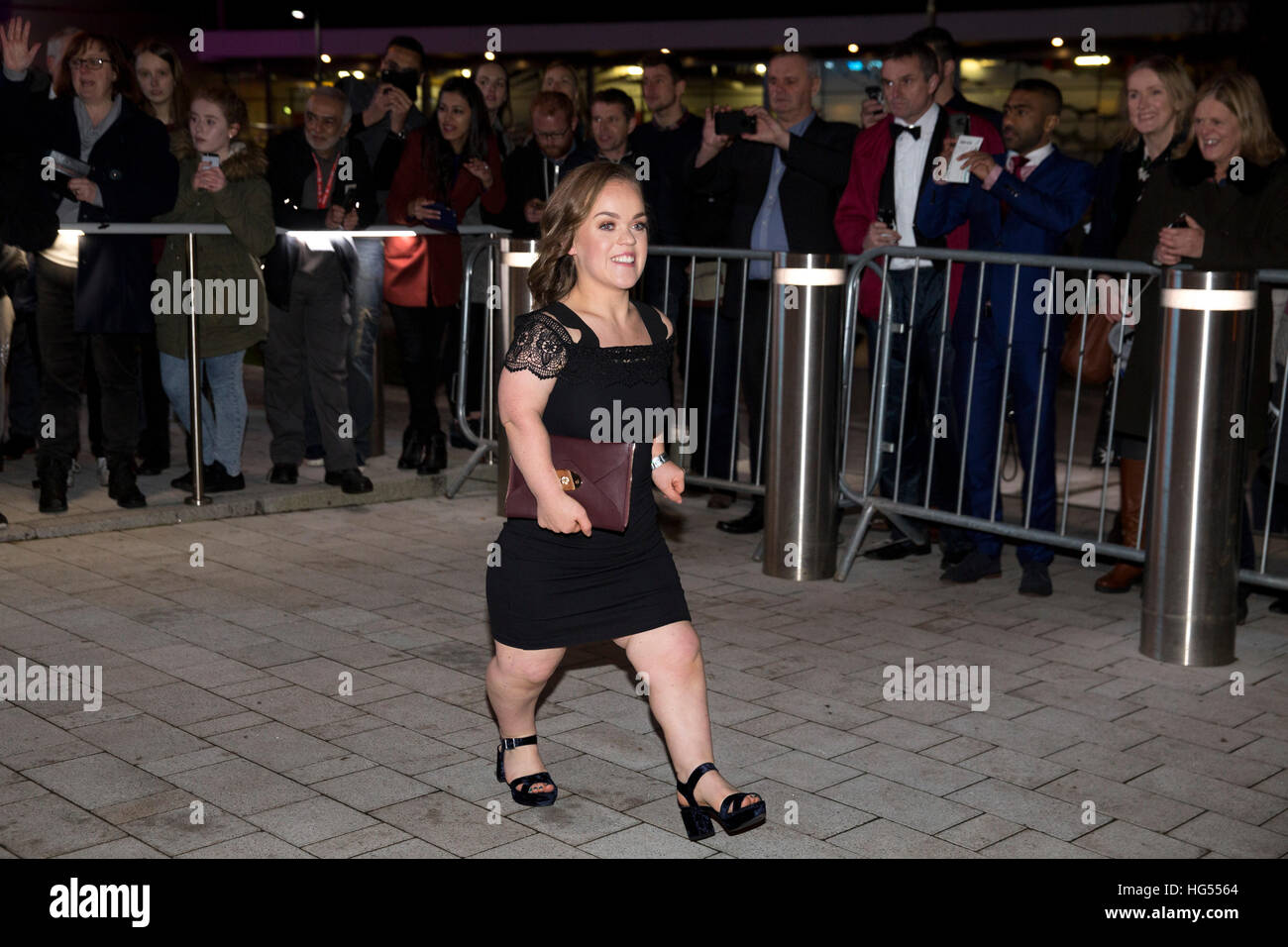 Paralympic swimmer Ellie Simmonds at the BBC Sports Personality of the ...