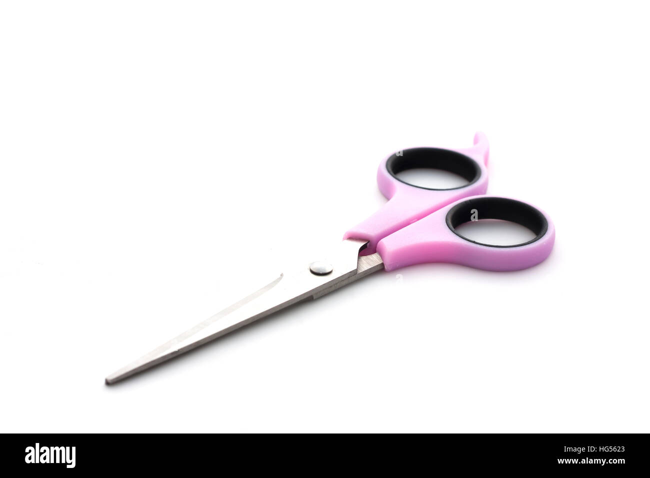 Barber scissors on a white background, isolated Stock Photo - Alamy