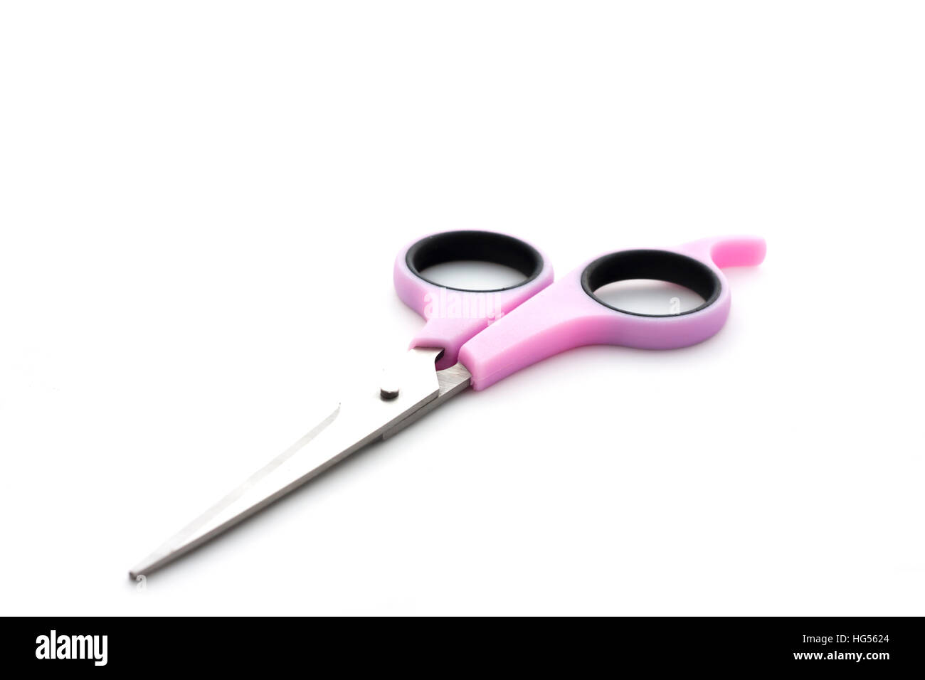 Barber scissors on a white background, isolated Stock Photo - Alamy