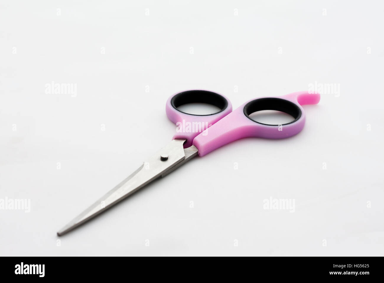 Barber scissors on a white background, isolated Stock Photo - Alamy