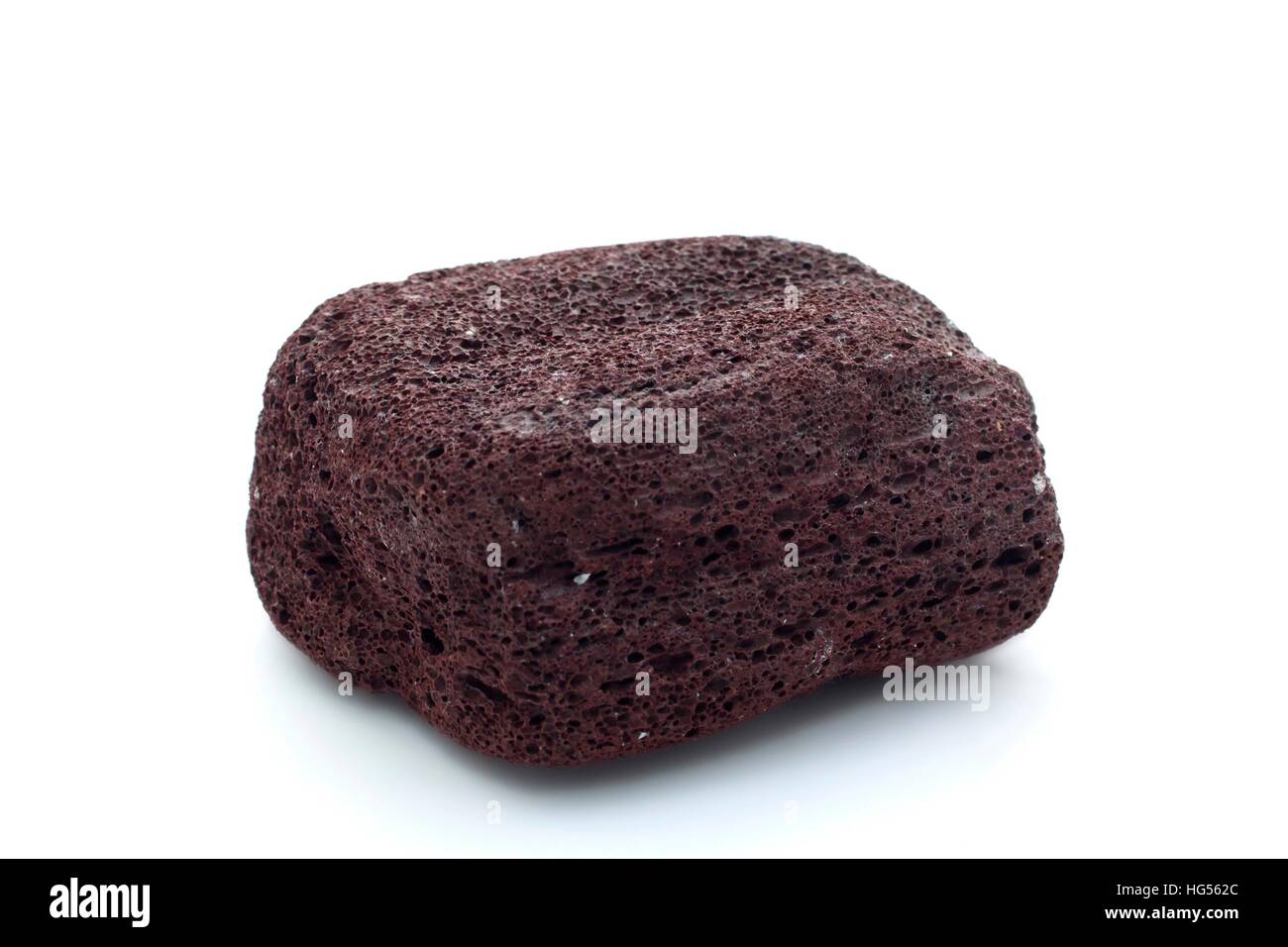 Brown pumice on a white background, isolated Stock Photo - Alamy