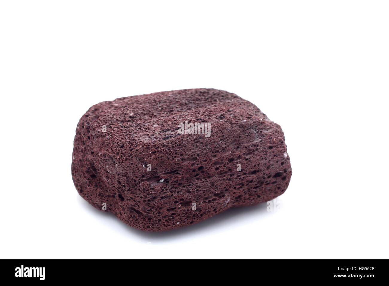 Brown pumice on a white background, isolated Stock Photo - Alamy