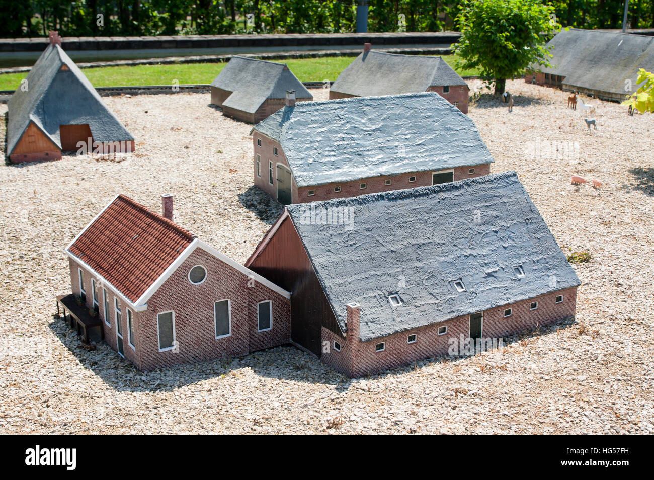BRUSSELS, BELGIUM - 13 MAY 2016: Miniatures at the park Mini-Europe ...