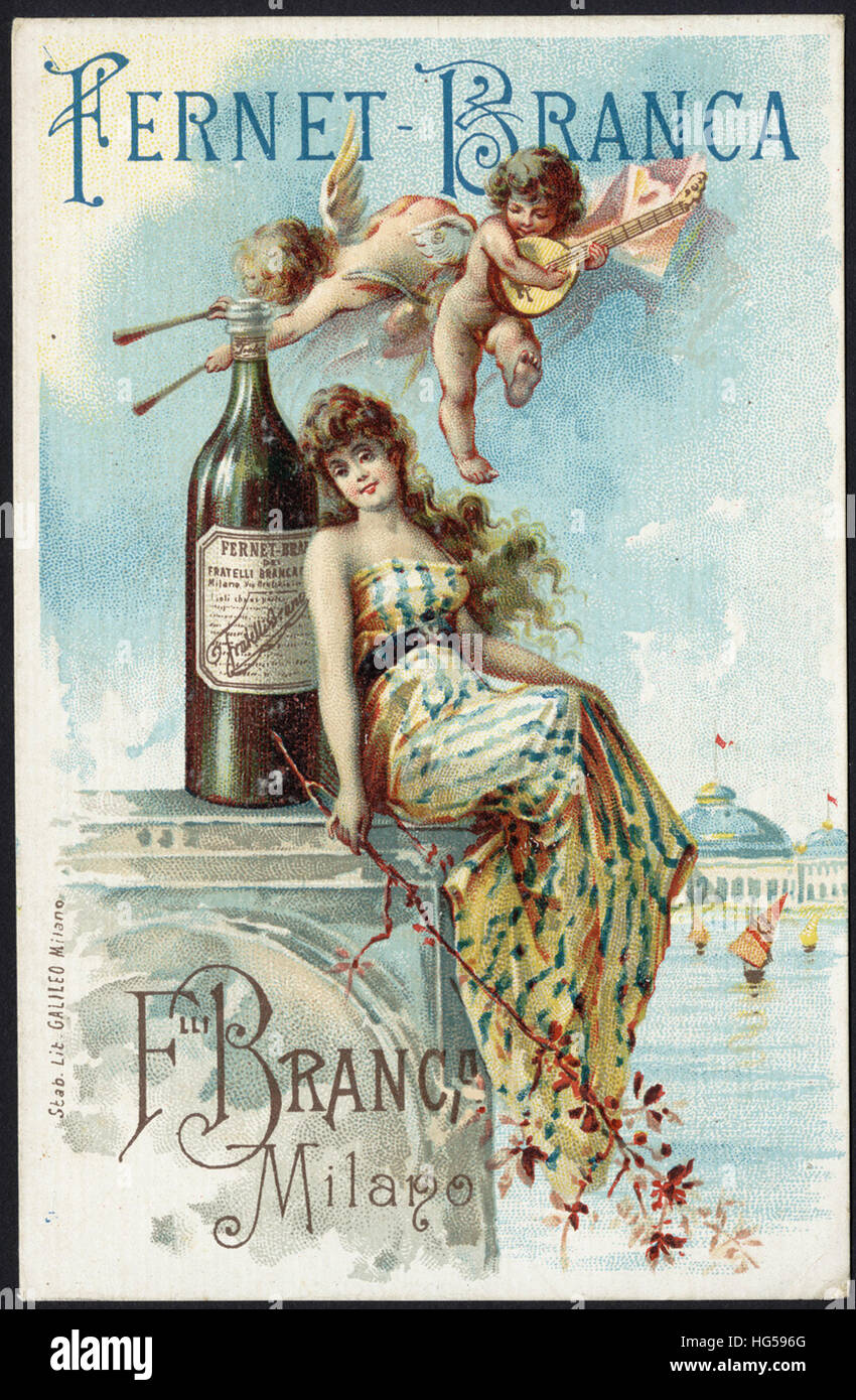 Beverage trade cards fernet branca hi-res stock photography and images ...