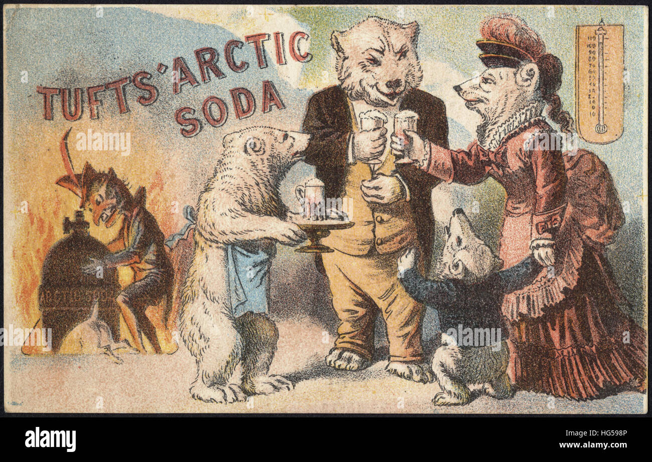 Beverage Trade Cards - Tufts' Arctic Soda Stock Photo - Alamy