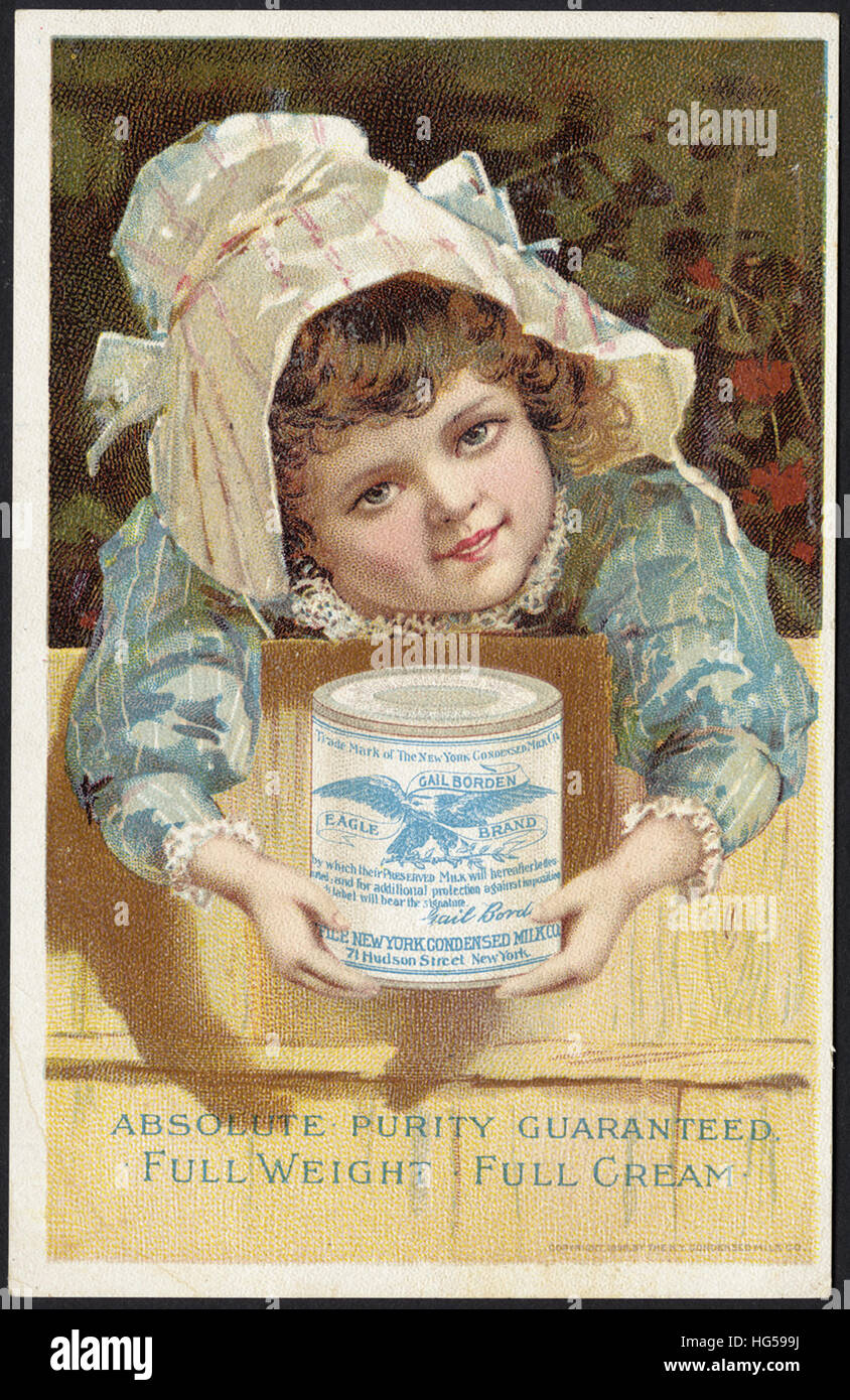 Beverage Trade Cards - Gail Borden Eagle Brand Condensed Milk, absolute ...