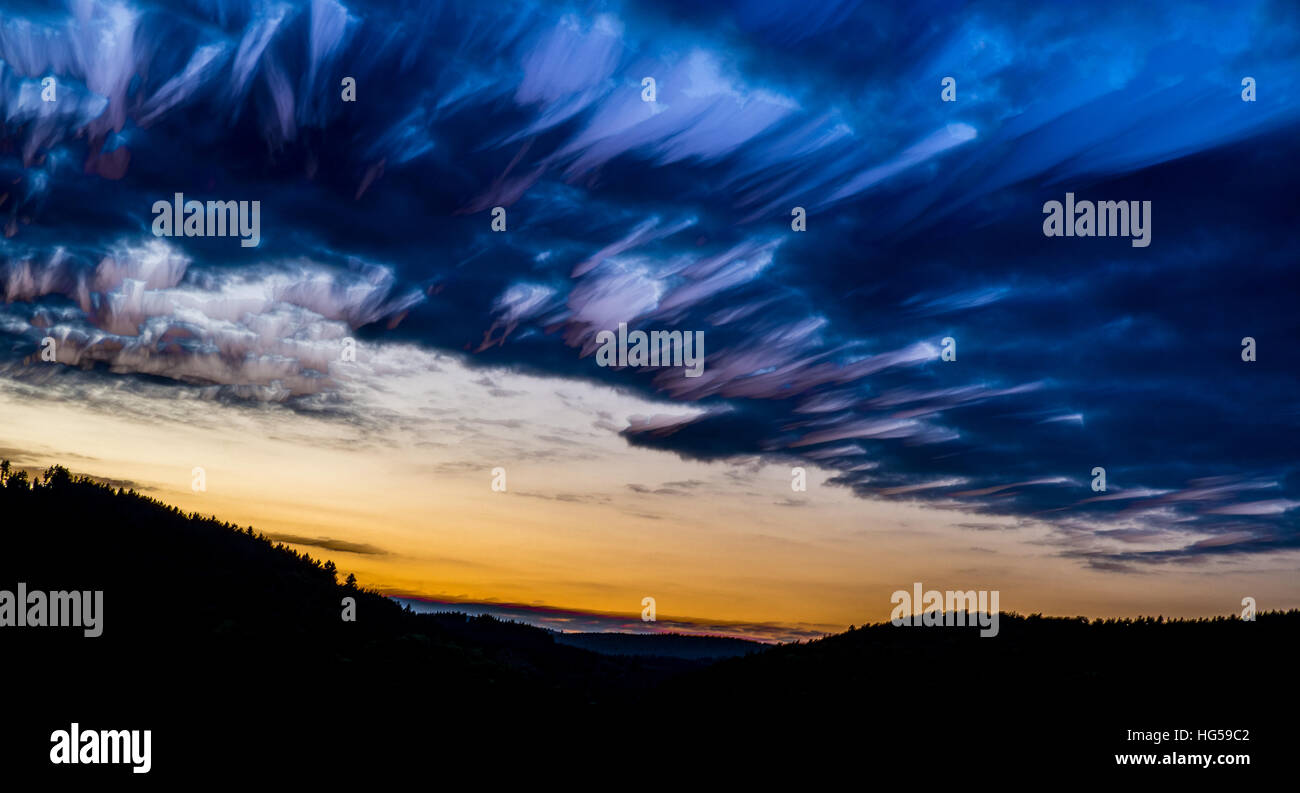 Dawn sky painted in hi-res stock photography and images - Alamy