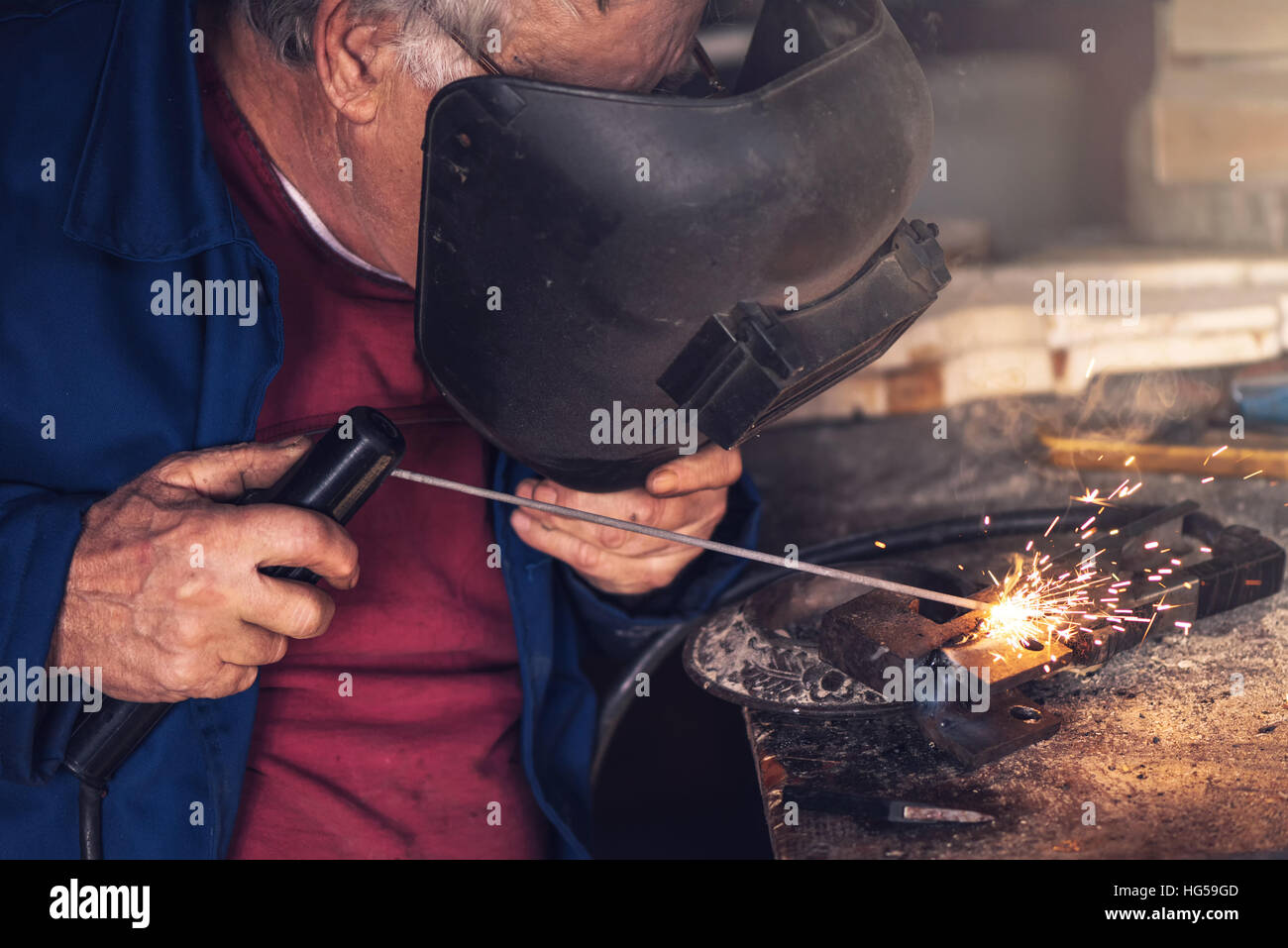 Welding workshop hi-res stock photography and images - Alamy