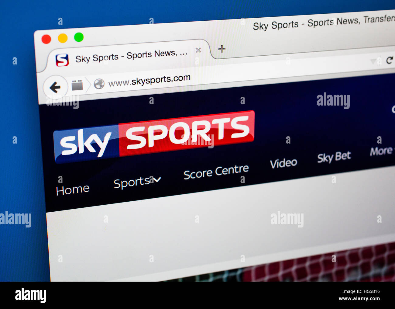 Sky sports news hq hi-res stock photography and images - Alamy