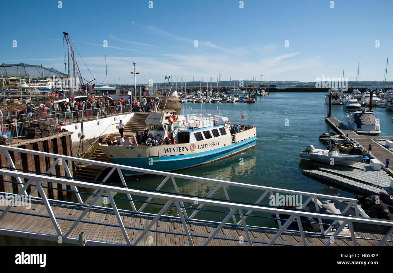 The passenger ferry Western Lady III which operates in the summer ...