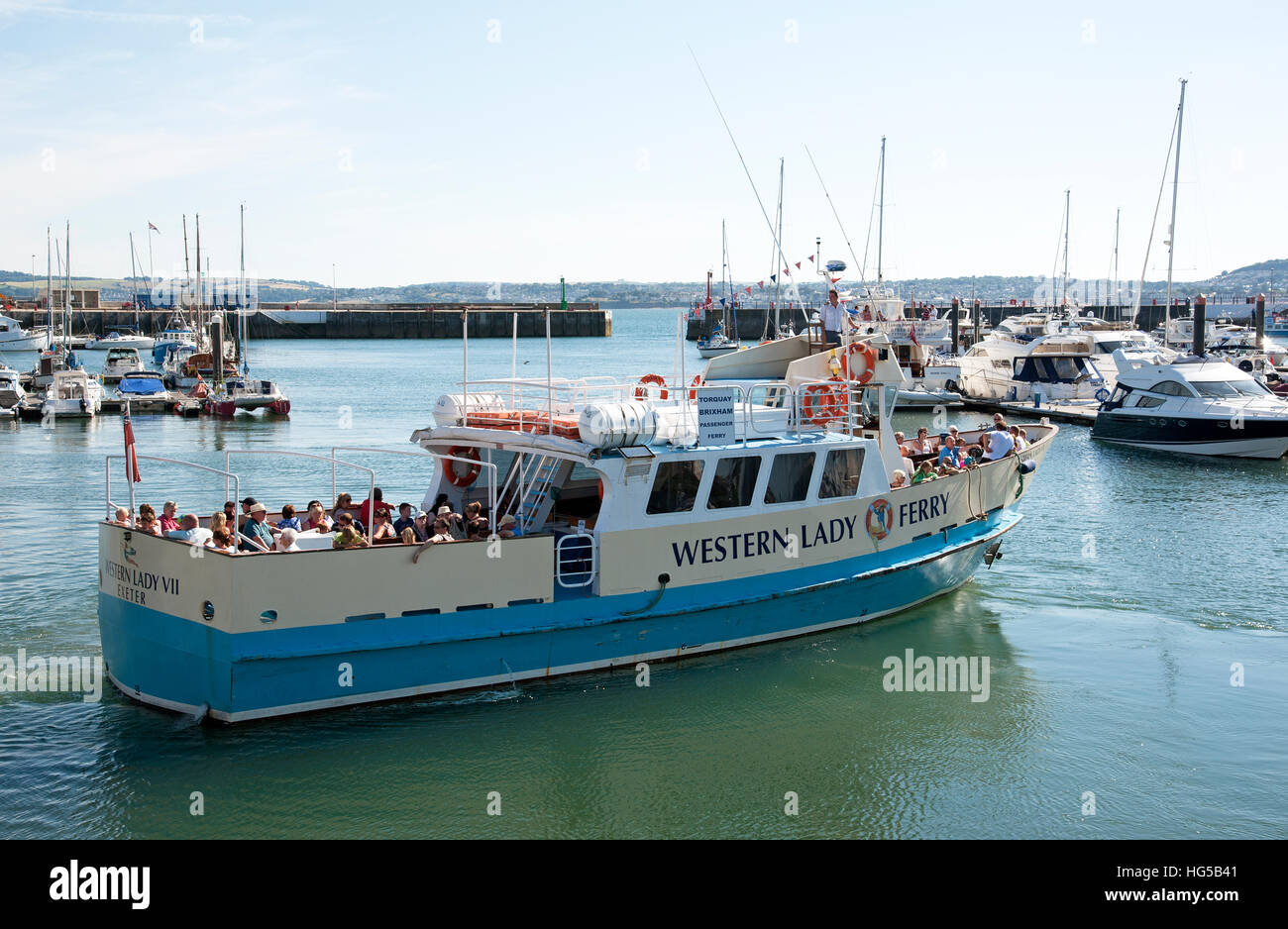 The passenger ferry Western Lady III which operates in the summer ...