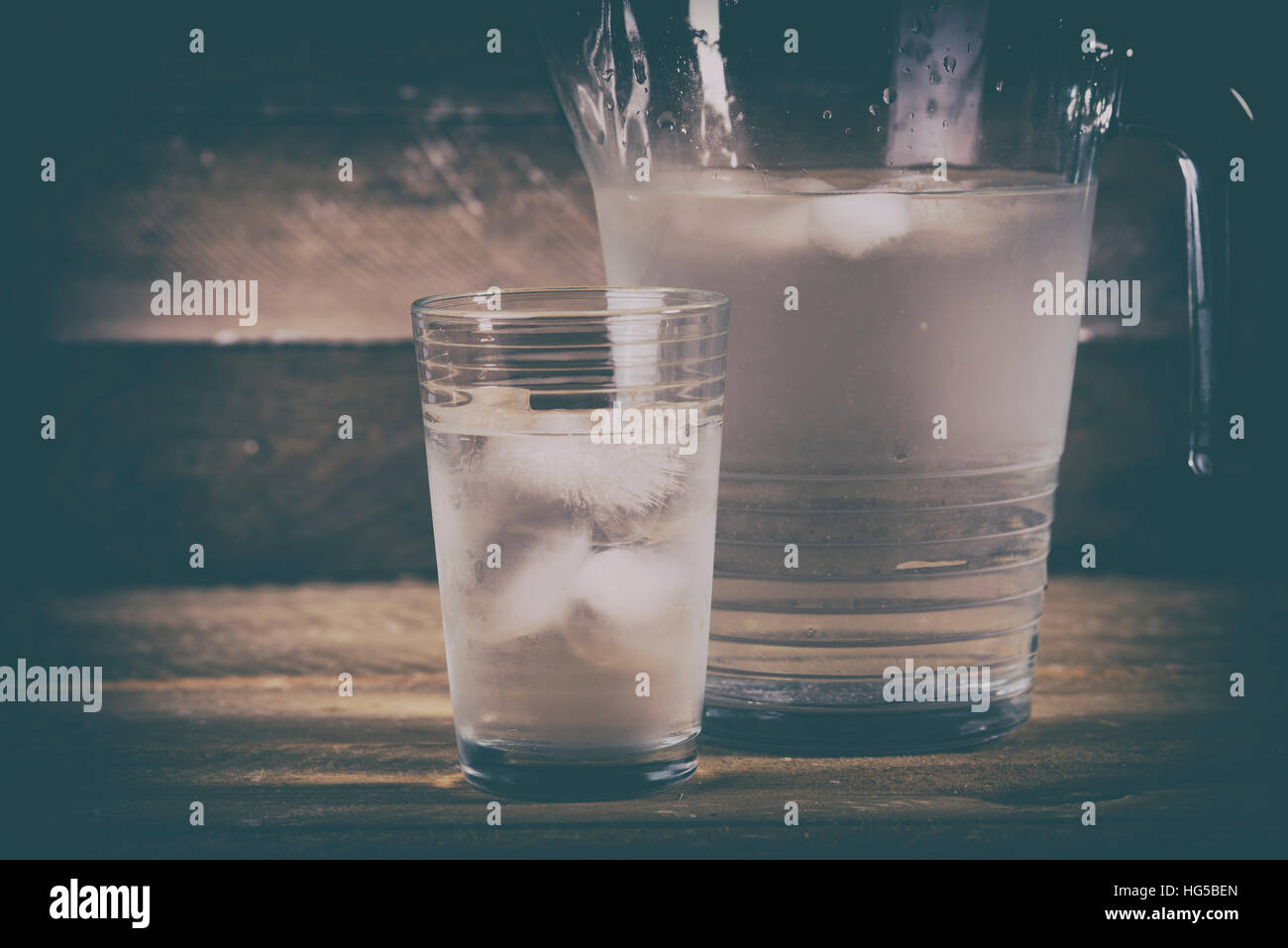 cold mineral water in a glass Stock Photo - Alamy