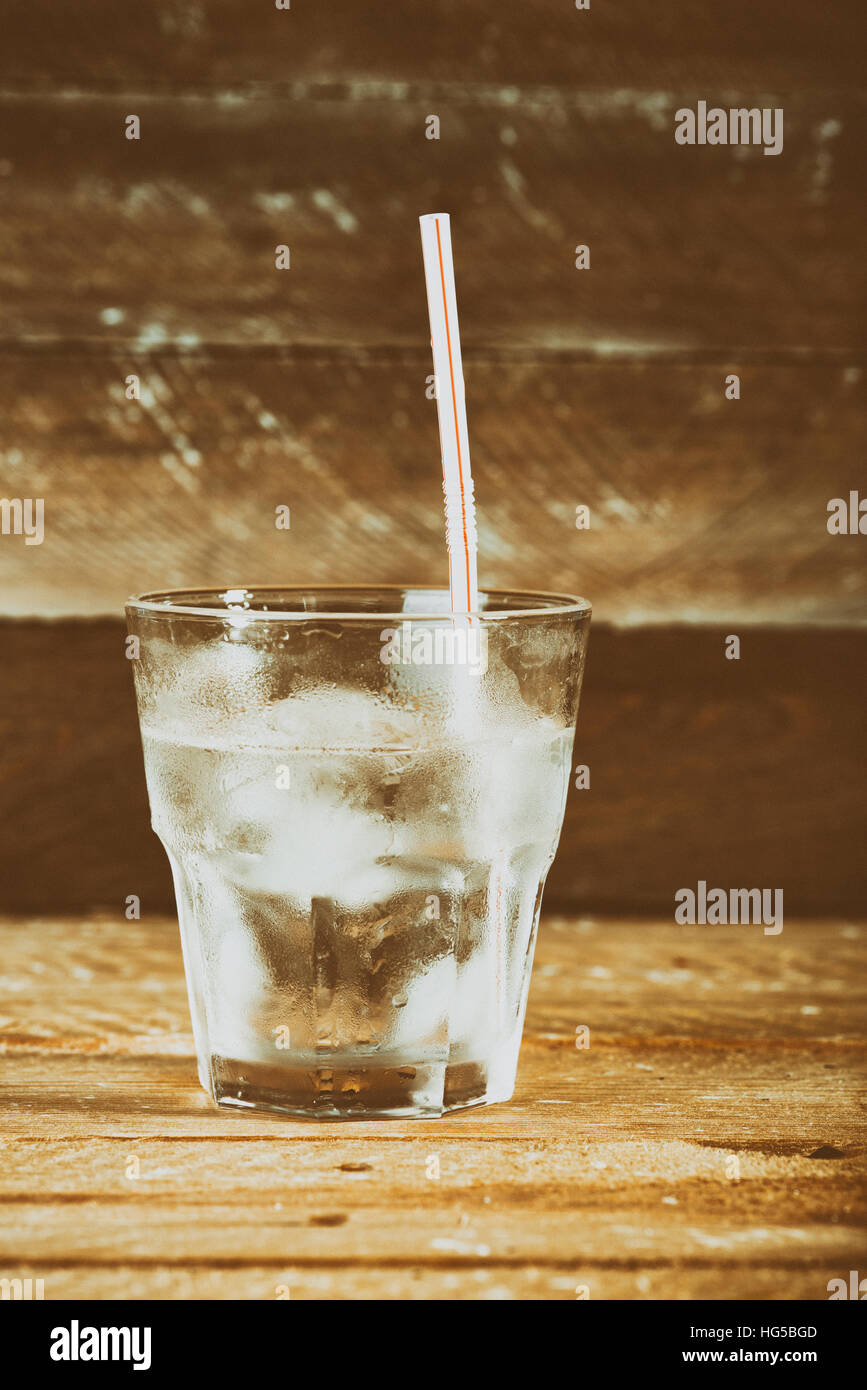cold mineral water in a glass Stock Photo - Alamy
