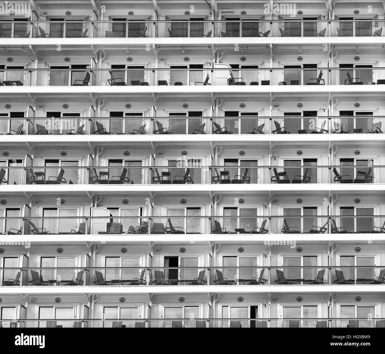 Large passenger ship on Black and White Stock Photos & Images - Alamy