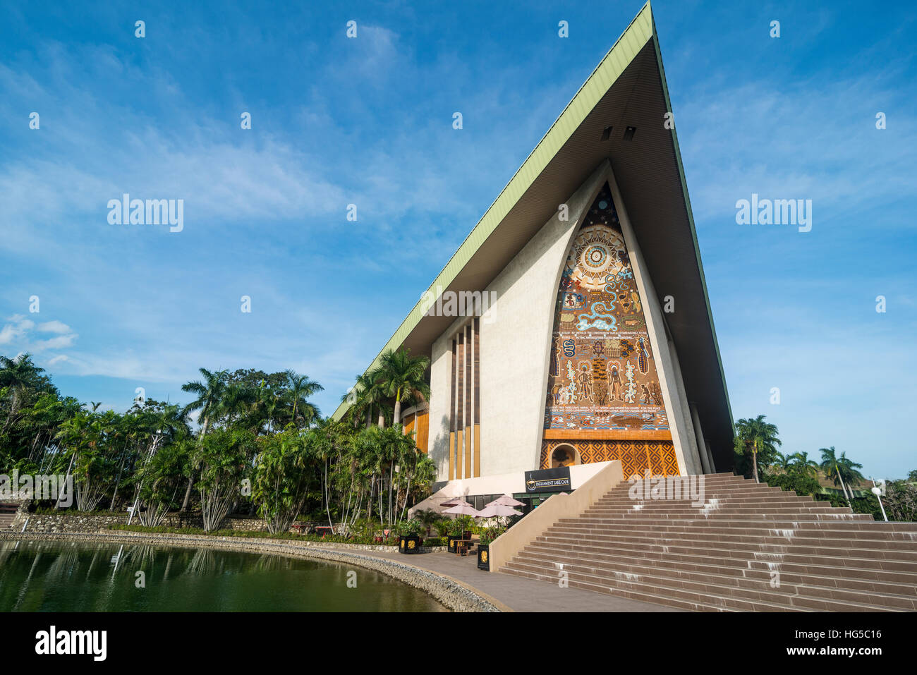 National Parliament, Port Moresby, Papua New Guinea, Pacific Stock ...