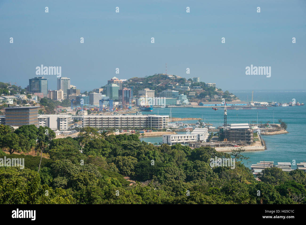 View over Port Moresby, Papua New Guinea, Pacific Stock Photo - Alamy