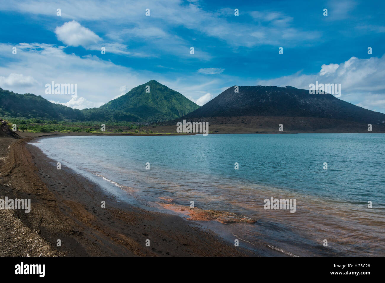 Volcano Tavurvur, Rabaul, East New Britain, Papua New Guinea, Pacific ...