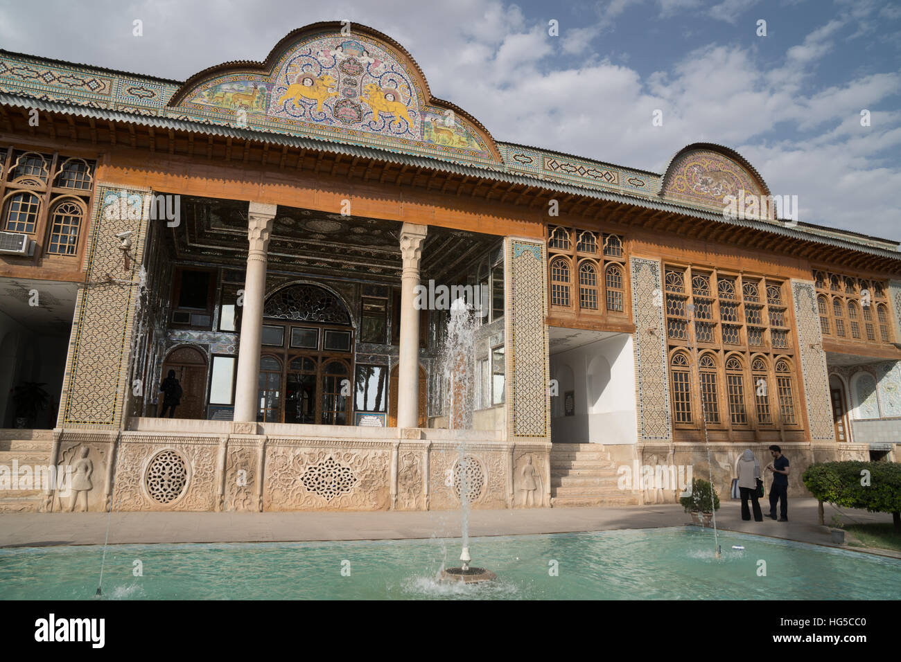 Pavilion in Bagh-e Narajestan (Citrus Garden), Shiraz, Iran, Middle ...