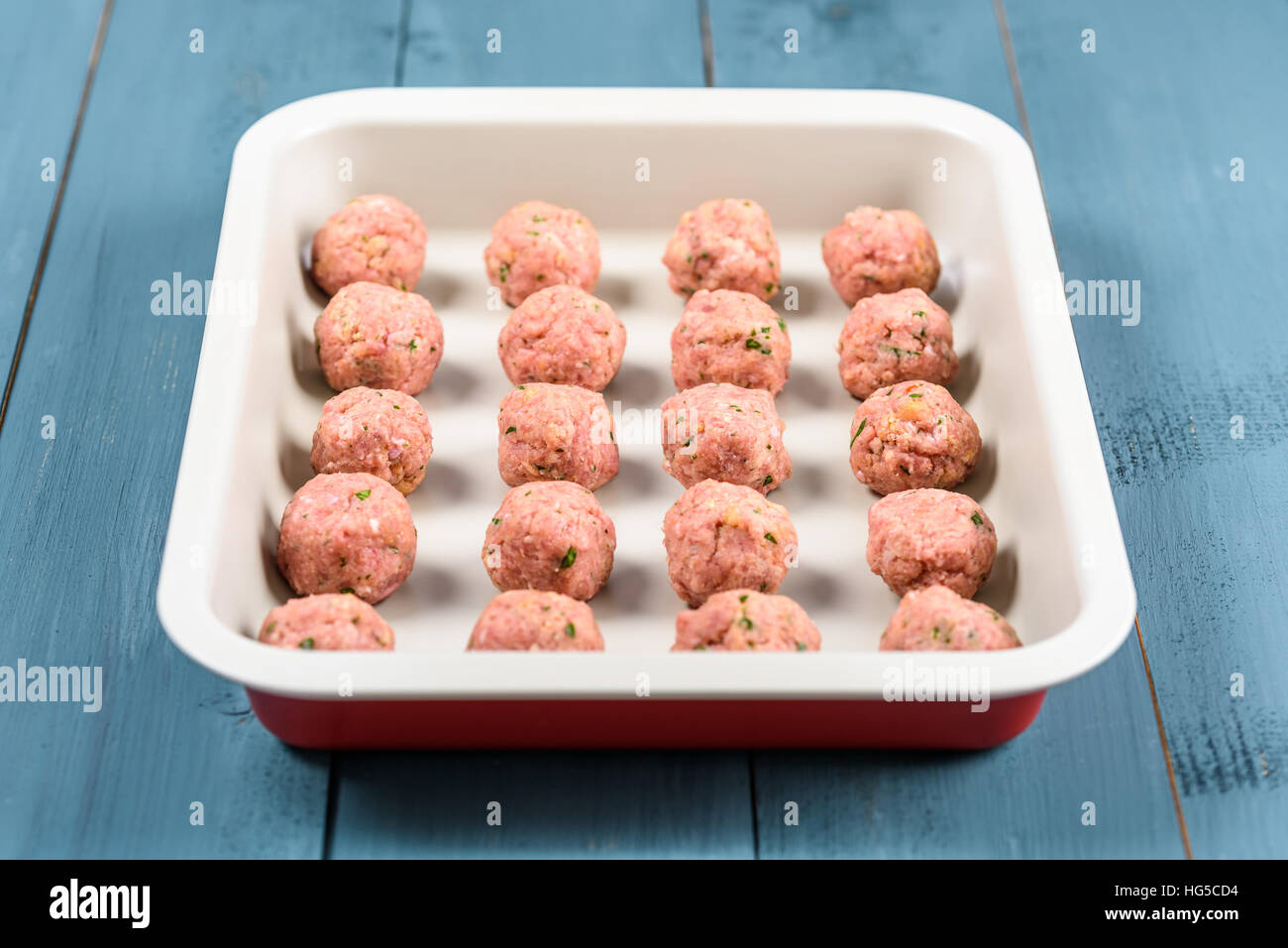 Turkey and raw meatballs hi-res stock photography and images - Alamy