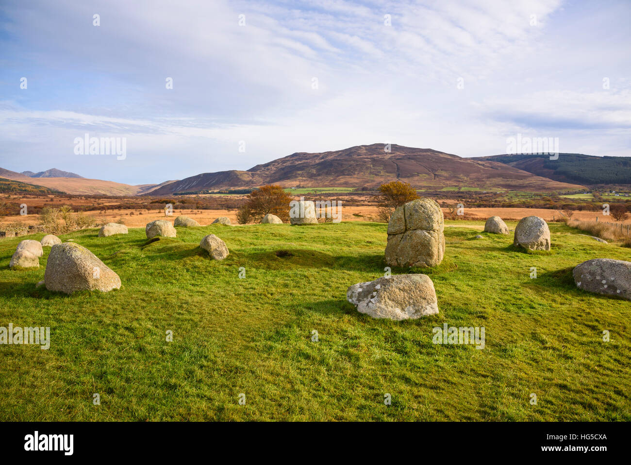 Fingals Cauldron, Machrie Moor stone circles, Isle of Arran, North ...