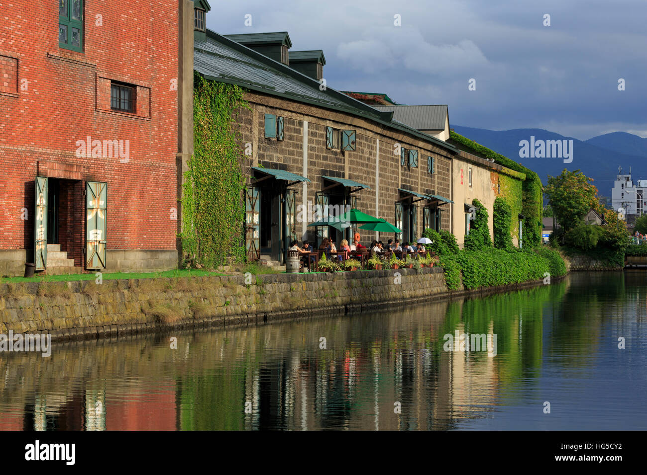 Canal, Otaru City, Hokkaido Prefecture, Japan, Asia Stock Photo - Alamy