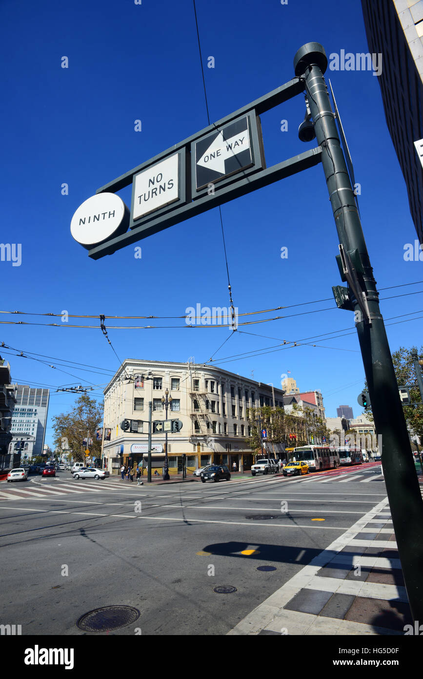 Traffic sign in San Francisco Stock Photo - Alamy