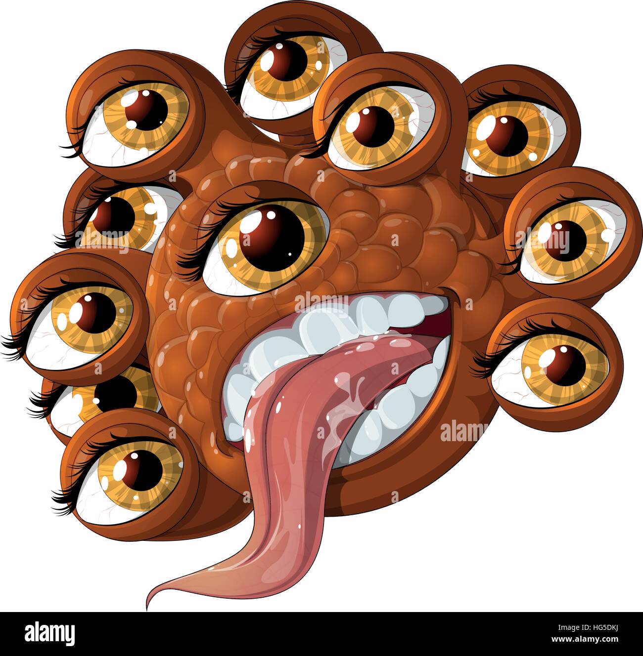 Monster jaws mouth tongue Stock Vector Images - Alamy