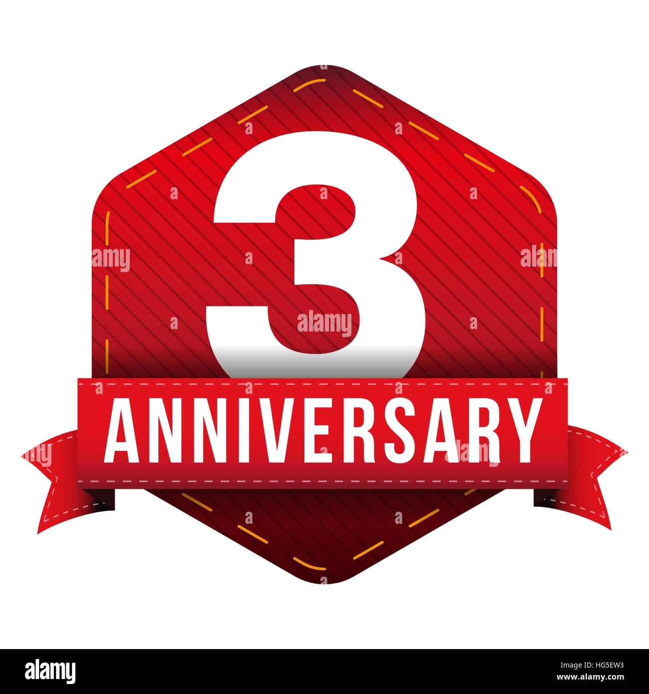 3rd birthday card Stock Vector Images - Alamy