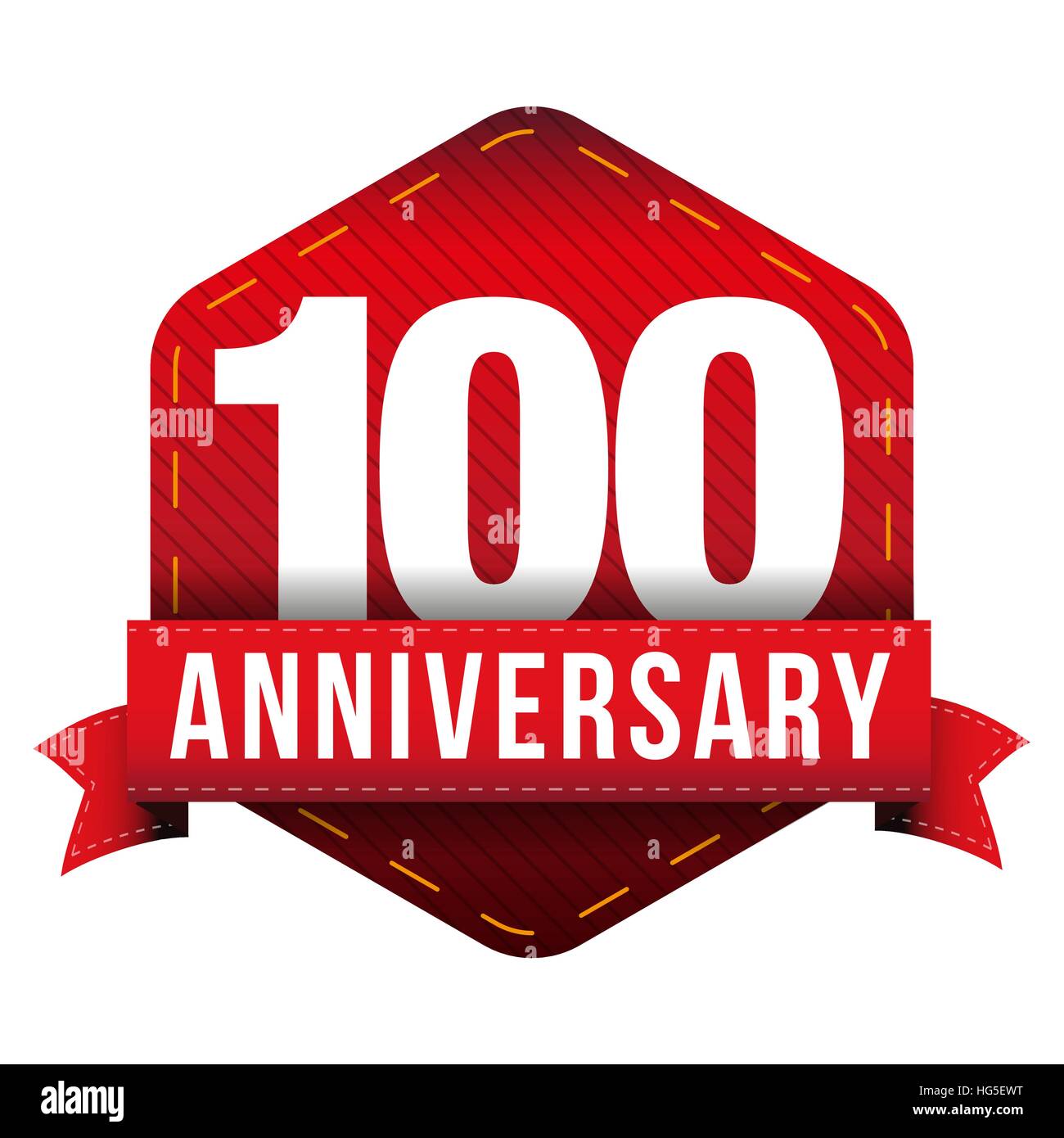 100th birthday anniversary Stock Vector Images - Alamy