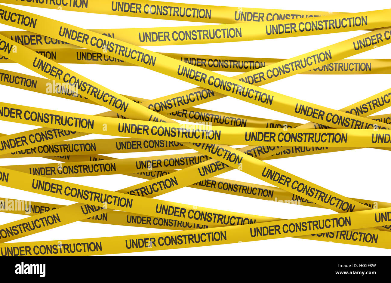Under Construction Tape Transparent