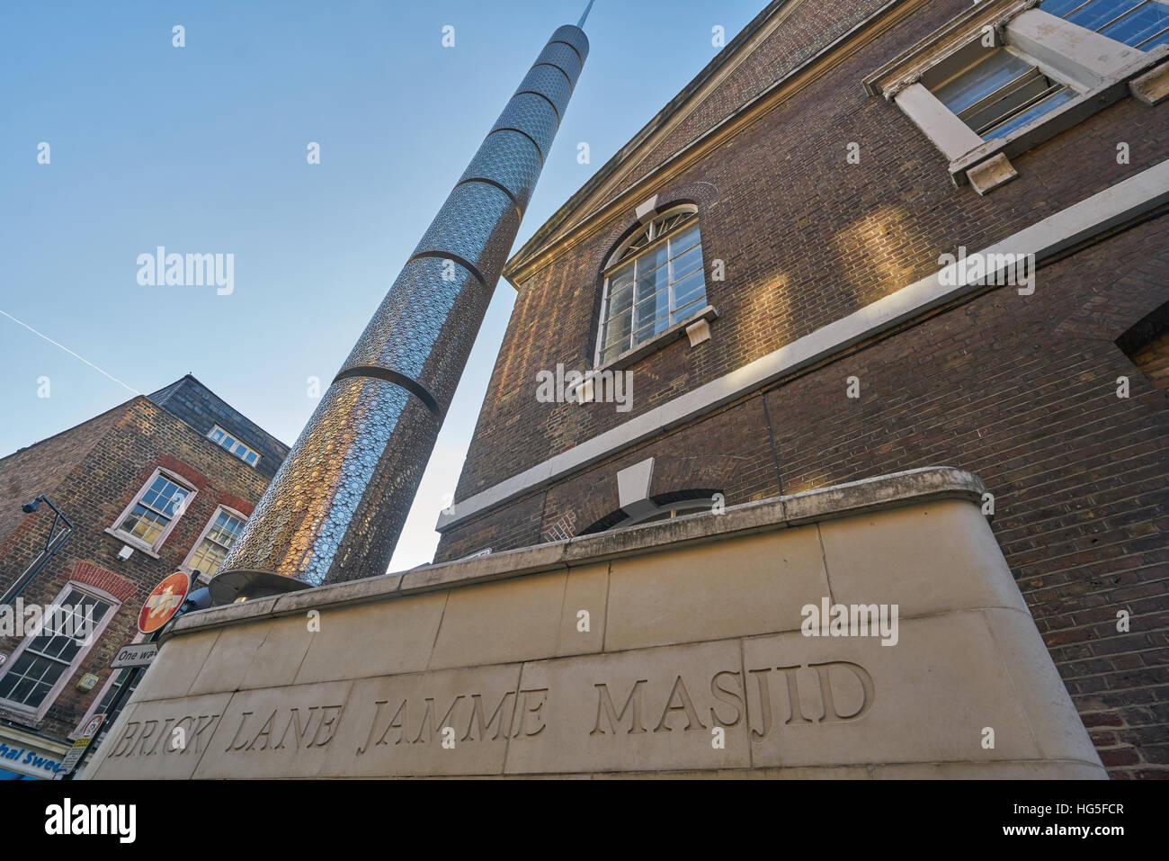 brick lane mosque Stock Photo - Alamy