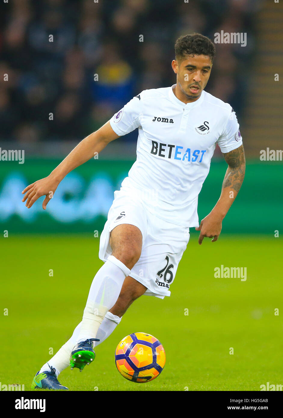 Kyle Naughton, Swansea City Stock Photo - Alamy