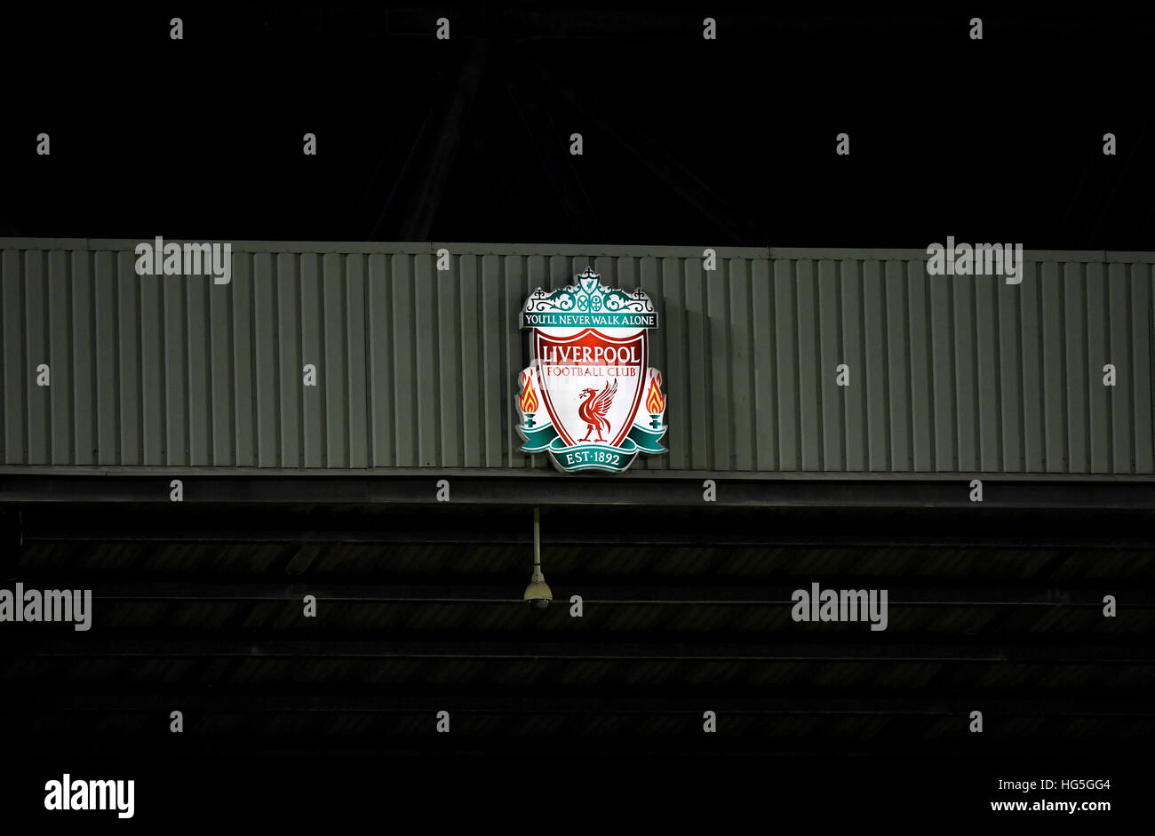 Liverpool man city badge hi-res stock photography and images - Alamy