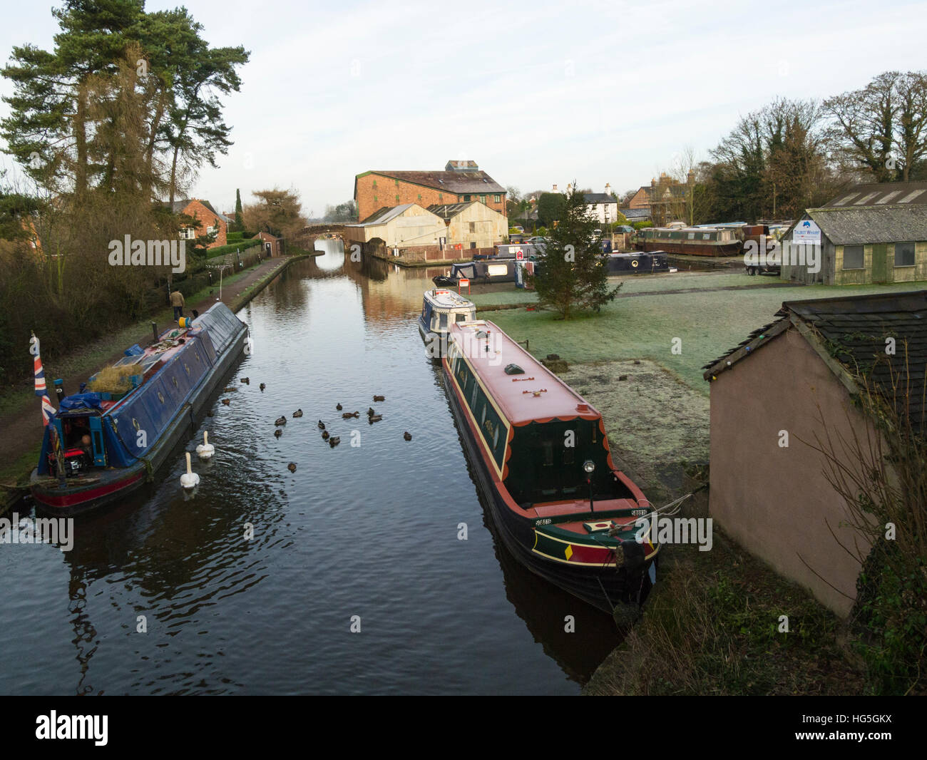 Market drayton boatyard hi-res stock photography and images - Alamy