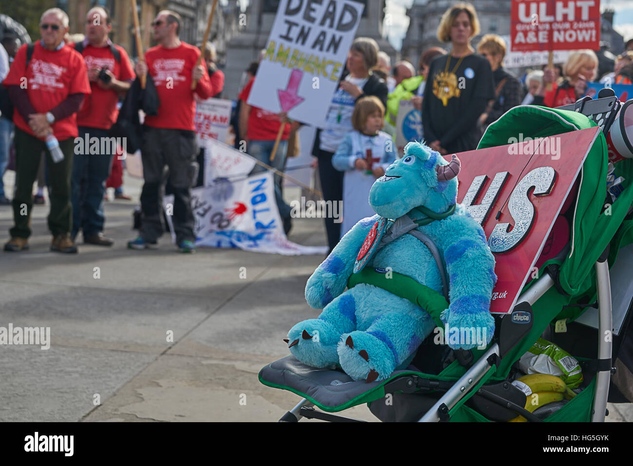 national health demonstration, London Stock Photo - Alamy