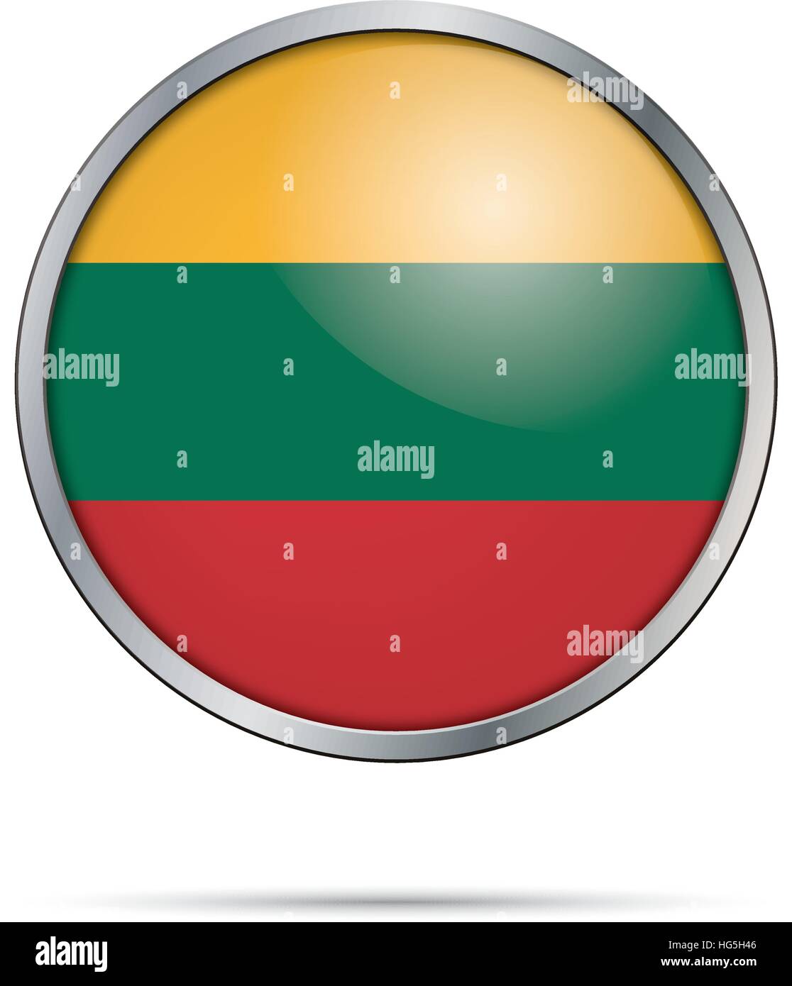 Lithuanian vector flag Stock Vector Images - Alamy