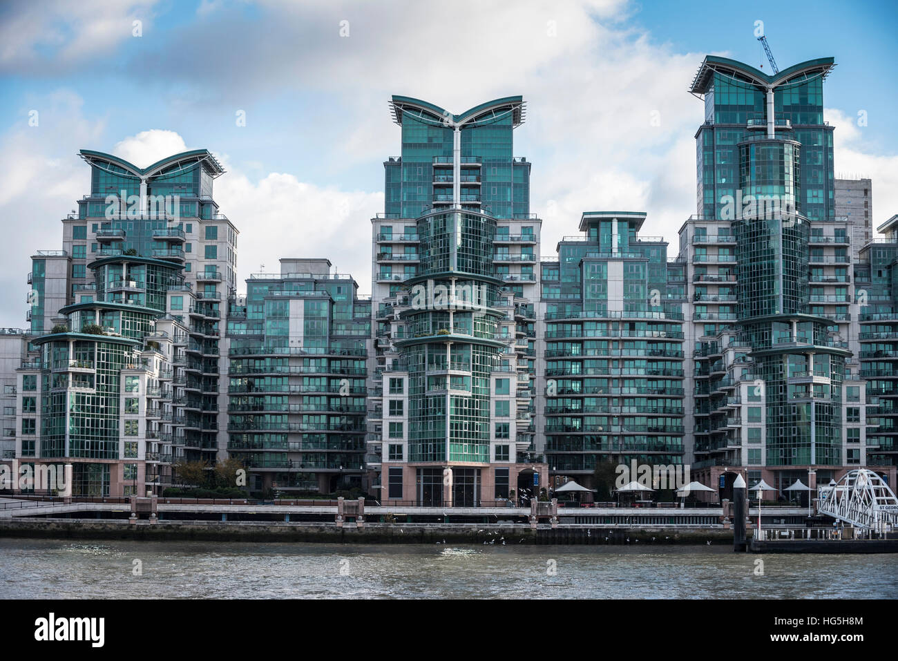 Riverside walk nine elms hi-res stock photography and images - Alamy
