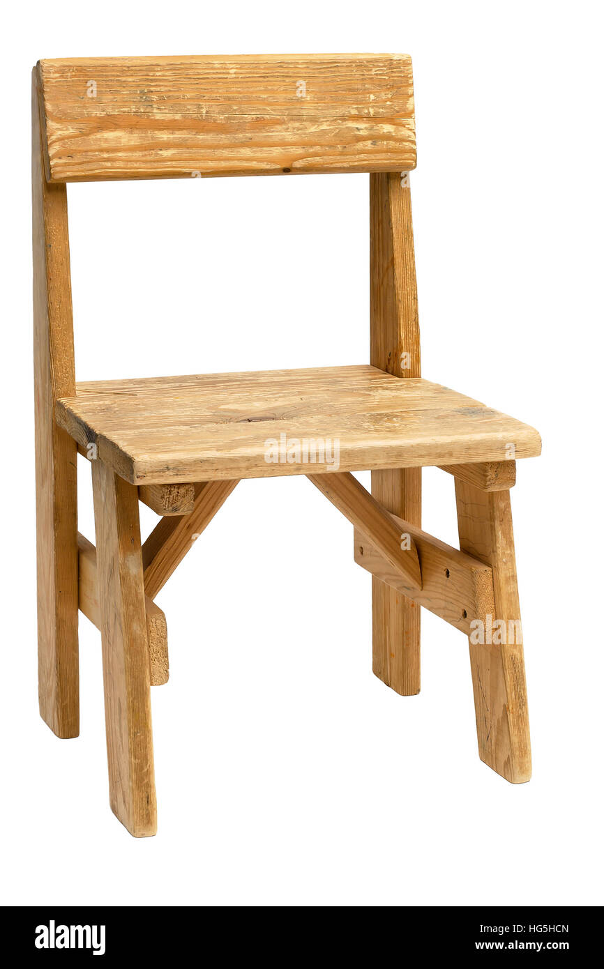 Antique wooden chair Cut Out Stock Images & Pictures - Alamy